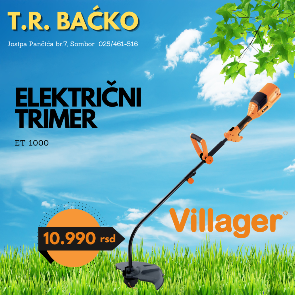 Električni trimer Villager ET 1000 – Tehnika Backo Sombor